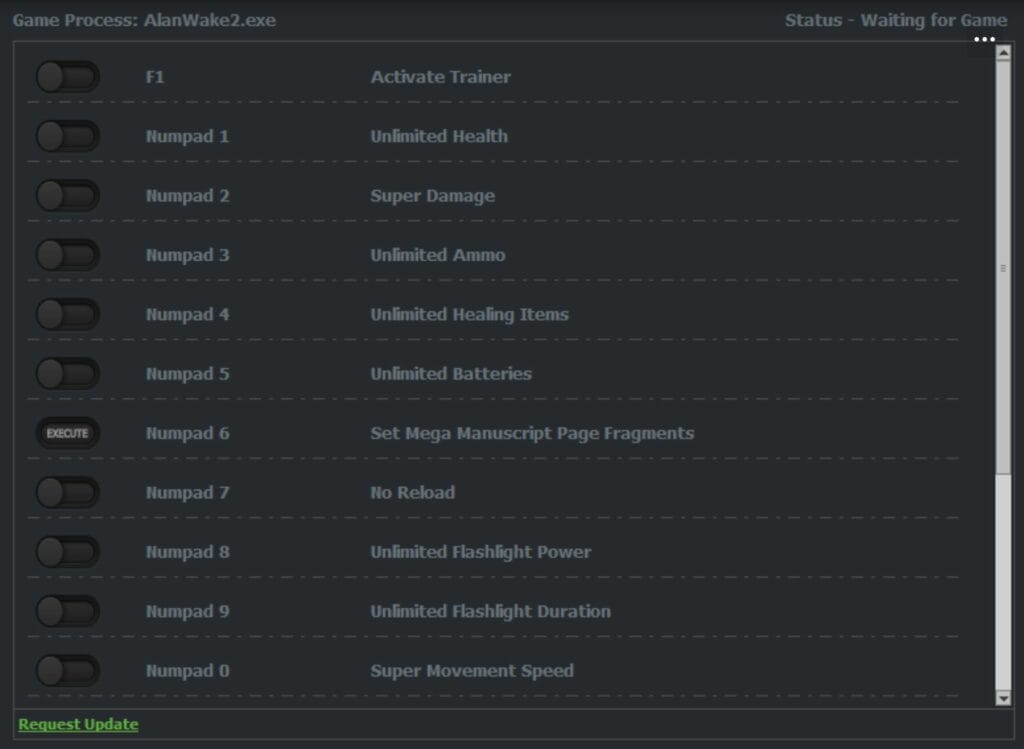 Alan Wake 2 Trainer +17 | Alan Wake 2 Mod Download