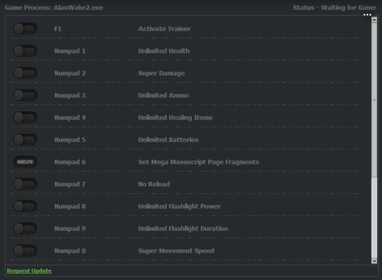 Alan Wake 2 Trainer +17 | Alan Wake 2 Mod Download